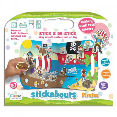 Fiesta Crafts zábavné přelepky - Piráti | DetskyDum.cz