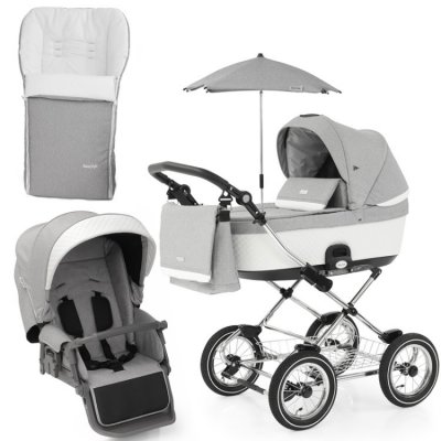 BabyStyle Prestige3 Classic 6v1 - Frost/chromová konstrukce 2022 | DetskyDum.cz